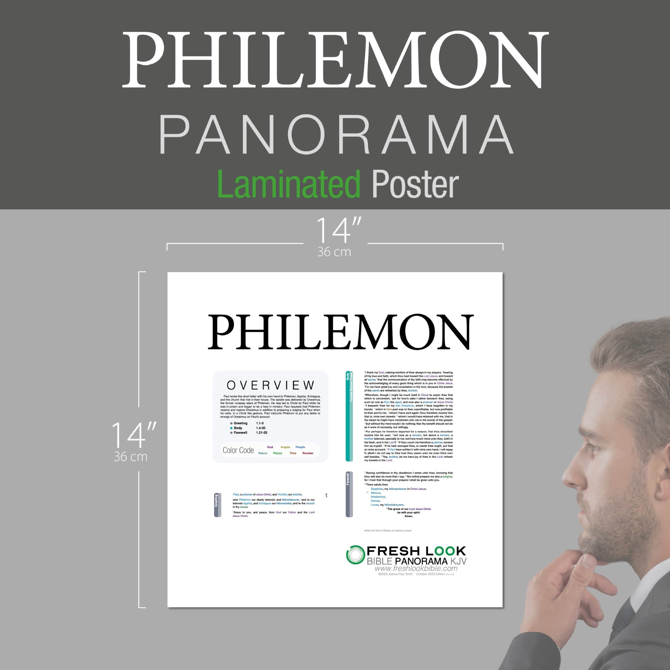 Philemon Panorama Laminated – Fresh Look Bible