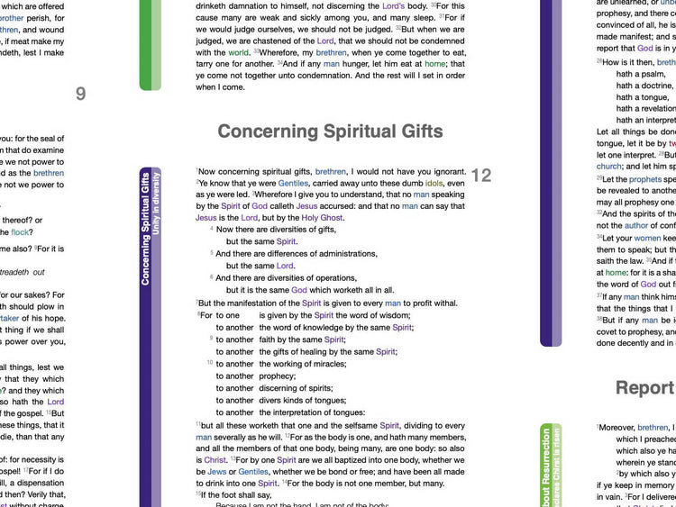 1 Corinthians Panorama Laminated – Fresh Look Bible