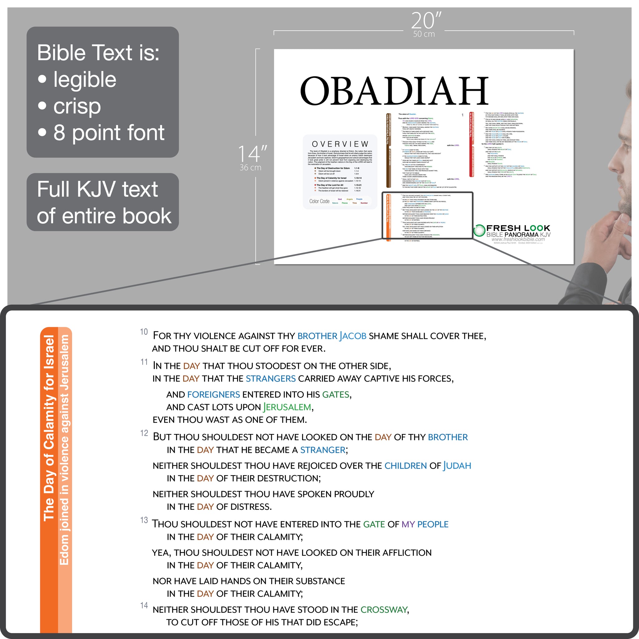 Obadiah Panorama Laminated – Fresh Look Bible