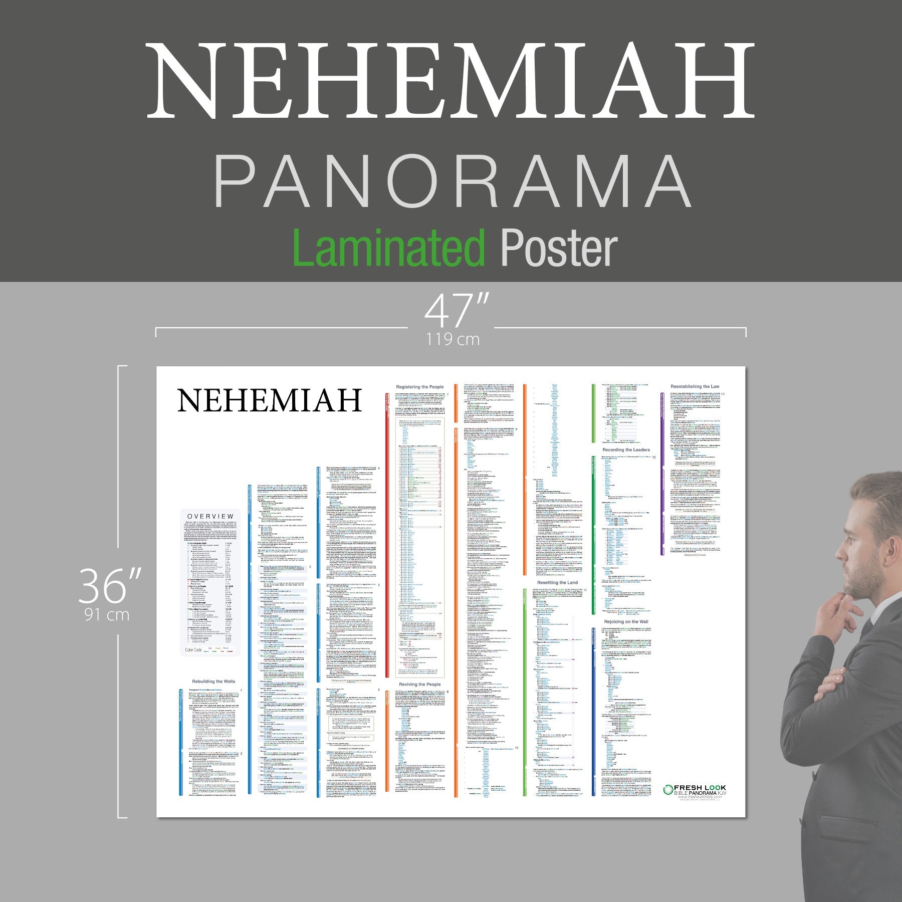Nehemiah Panorama Laminated – Fresh Look Bible