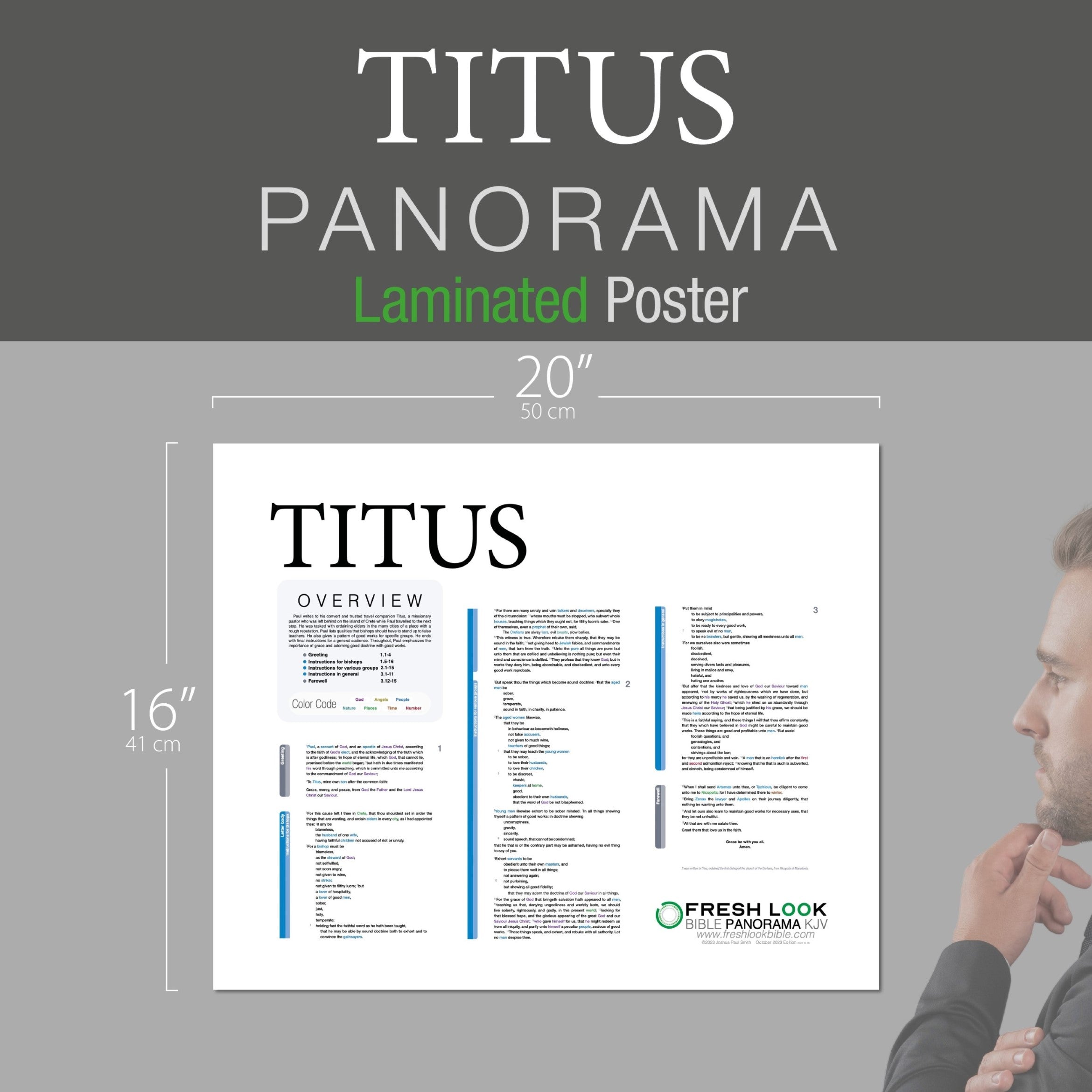 Titus Panorama Laminated – Fresh Look Bible