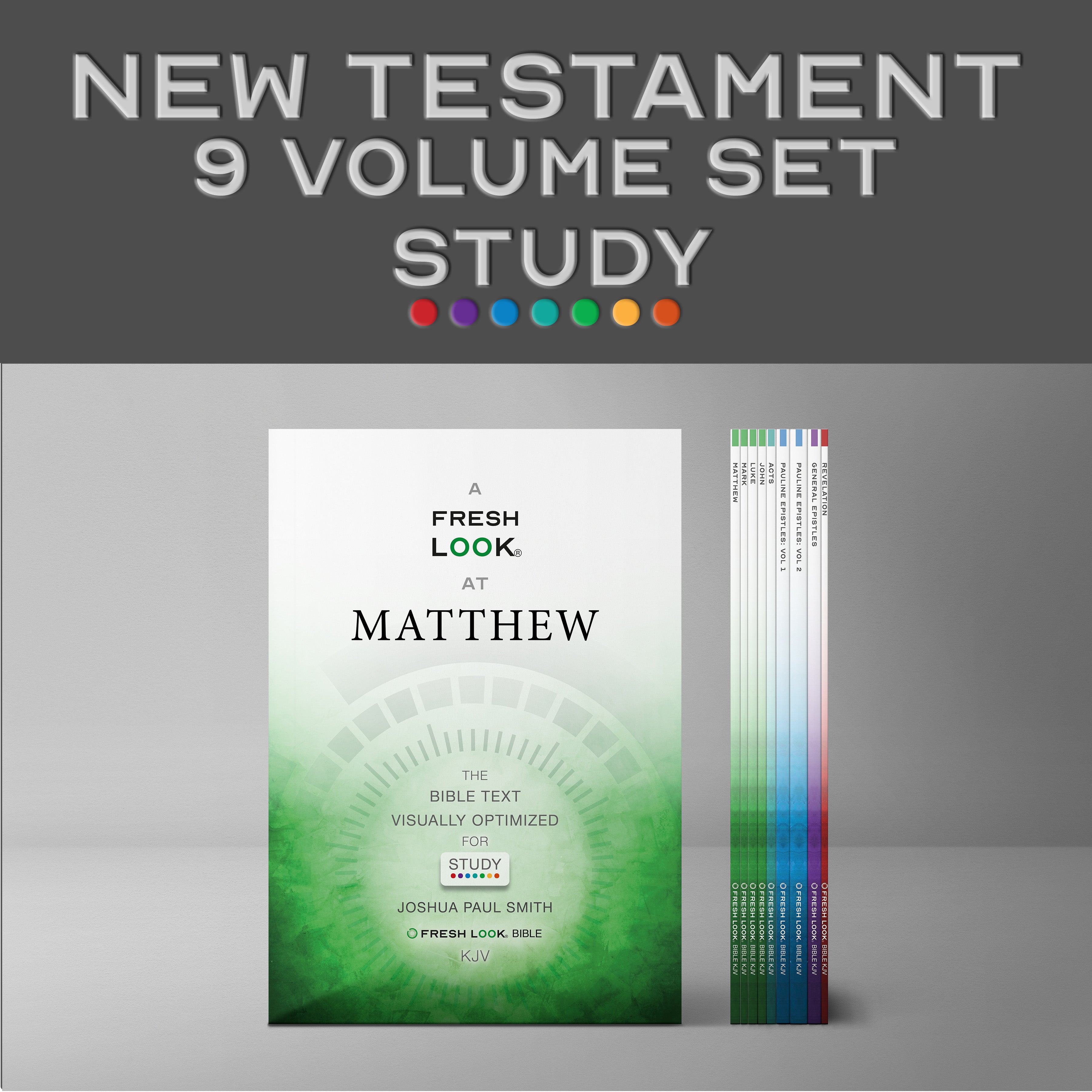 New Testament Book Set in 9 Volumes Study – Fresh Look Bible