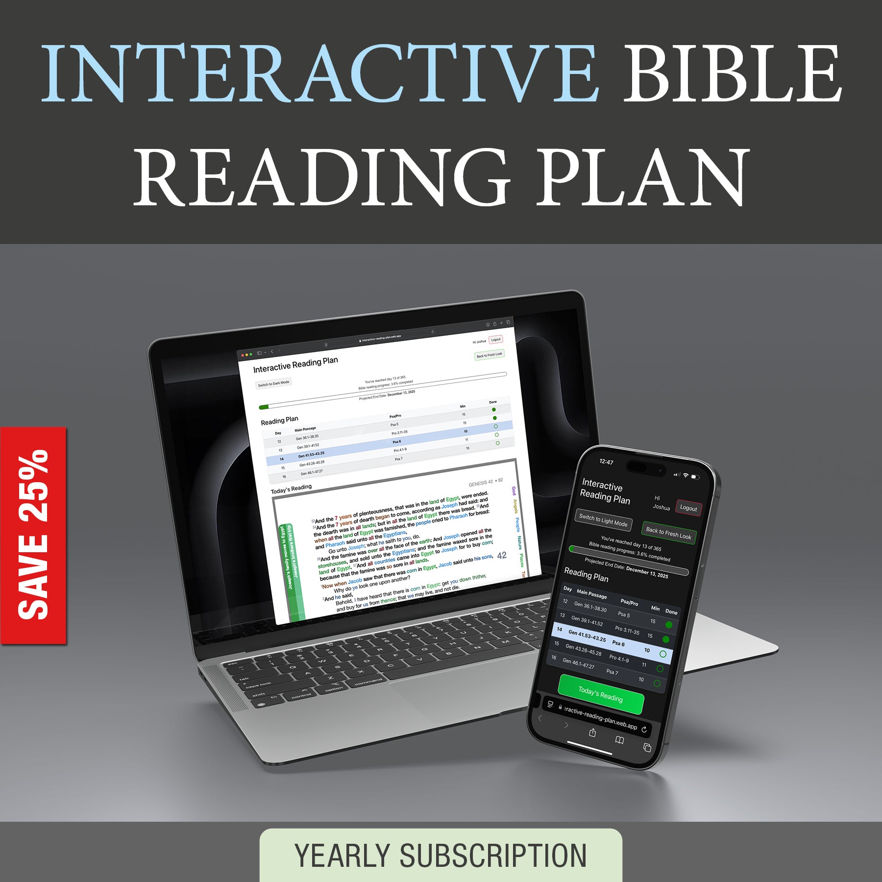 Interactive Bible Reading Plan [Year] – Fresh Look Bible