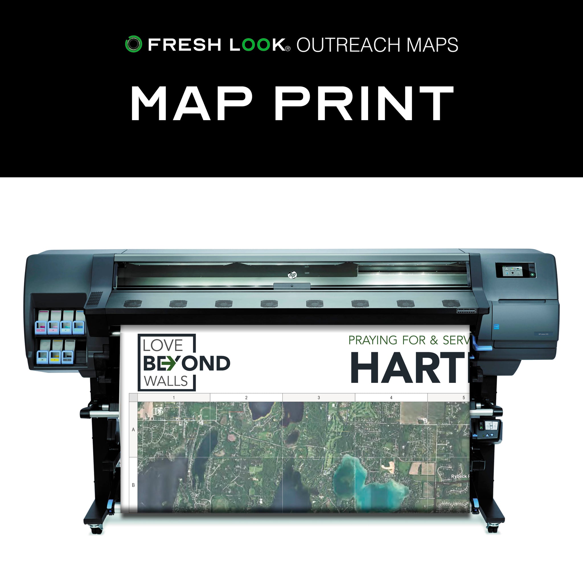 Fresh Look Outreach Map [Print] – Fresh Look Bible